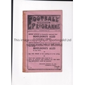 LIVERPOOL V PRESTON NORTH END 1919 Liverpool home programme 29/11/1919 ...