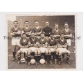 MANCHESTER UNITED An 8" X 6" B/W Press team group from the 1957/8 ...
