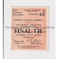 1953 FA CUP FINAL / BLACKPOOL V BOLTON WANDERERS Ticket for 2/5/1953. Good