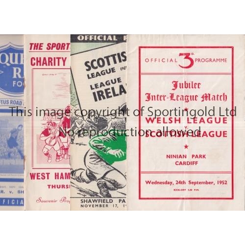 1950'S FOOTBALL PROGRAMMES Over 220 programmes for English League and ...