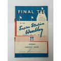 1936 FA CUP FINAL FOOTBALL PROGRAMME, ARSENAL VERSUS SHEFFIELD UNITED ...
