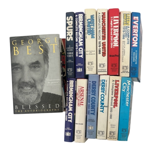 X19 MIXED FOOTBALL BOOKS, X13 BREEDON CLUB BOOKS, INCLUDES LIVERPOOL ...
