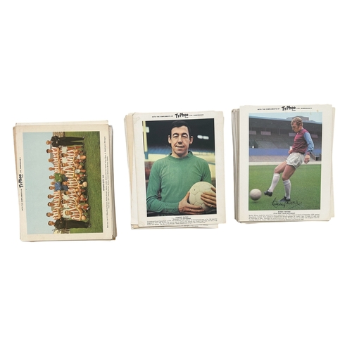 X90 TYPHOO TEA FOOTBALL CARDS, HUGE MIX OF CLUBS/PLAYERS, SOME TEAM ...