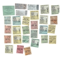X25 ENGLISH SCHOOLS/ JUNIORS MATCHES FOOTBALL TICKET STUBS, 1950S ...