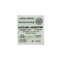 DIEGO MARADONA FIRST ARGENTINA GOAL FOOTBALL TICKET STUB, SCOTLAND ...