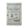 WALES VERSUS ENGLAND 1947/48 FOOTBALL PROGRAMME, 18/10/1947, PLAYED AT ...