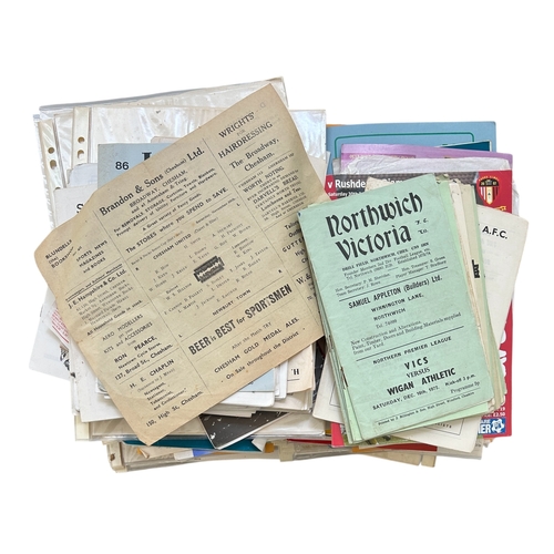 OVER 150 1950S ONWARDS ENGLISH NON LEAGUE FOOTBALL PROGRAMMES, HUGE MIX ...