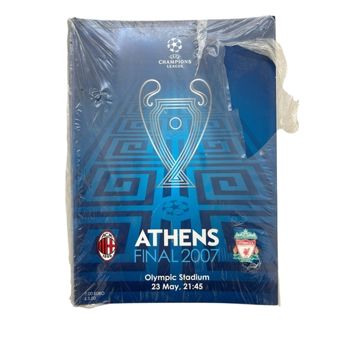 X20 2007 CHAMPIONS LEAGUE FINAL FOOTBALL PROGRAMMES, LIVERPOOL VERSUS ...