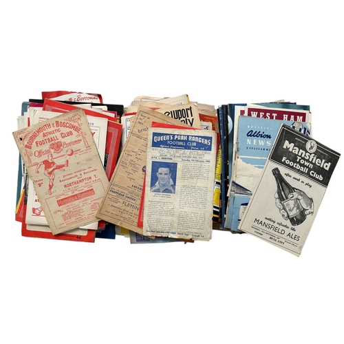 X120 1950S ONWARDS ENGLISH LEAGUE FOOTBALL PROGRAMMES, 30 PLUS 1950S ...