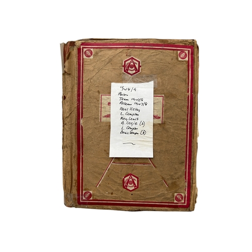 1940S ARSENAL SCRAPBOOK, INCLUDES AUTOGRAPHS/ SIGNATURE SHEET ...