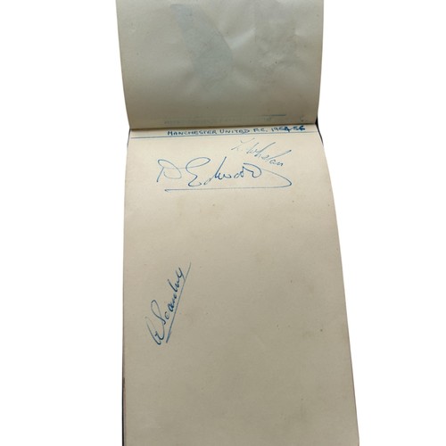 1950S FOOTBALL AUTOGRAPH BOOK, INCLUDES DUNCAN EDWARDS/ LIAM WHELAN ...