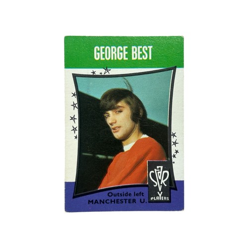 1967 GEORGE BEST MANCHESTER UNITED A&BC FOOTBALL TRADING CARD, THE ...