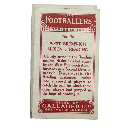 COLLECTION OF VARIOUS VINTAGE FOOTBALL CIGARETTE CARDS, ARDATH FAMOUS ...