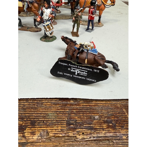 A VERY LARGE COLLECTION OF DEL PRADO FIGURES