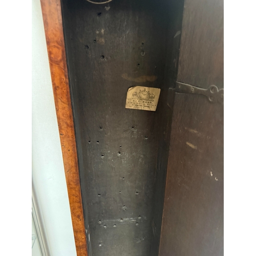 A LATE 17TH CENTURY WALNUT LONG CASE CLOCK OF NARROW PROPORTIONS The ...