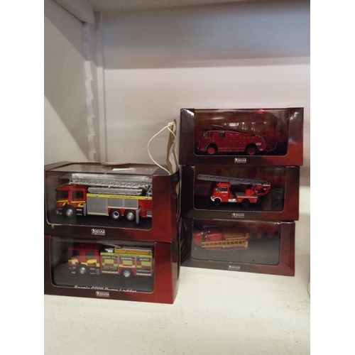 Five boxed as new Atlas Edition fire engines to include 'Mercedes-Benz ...