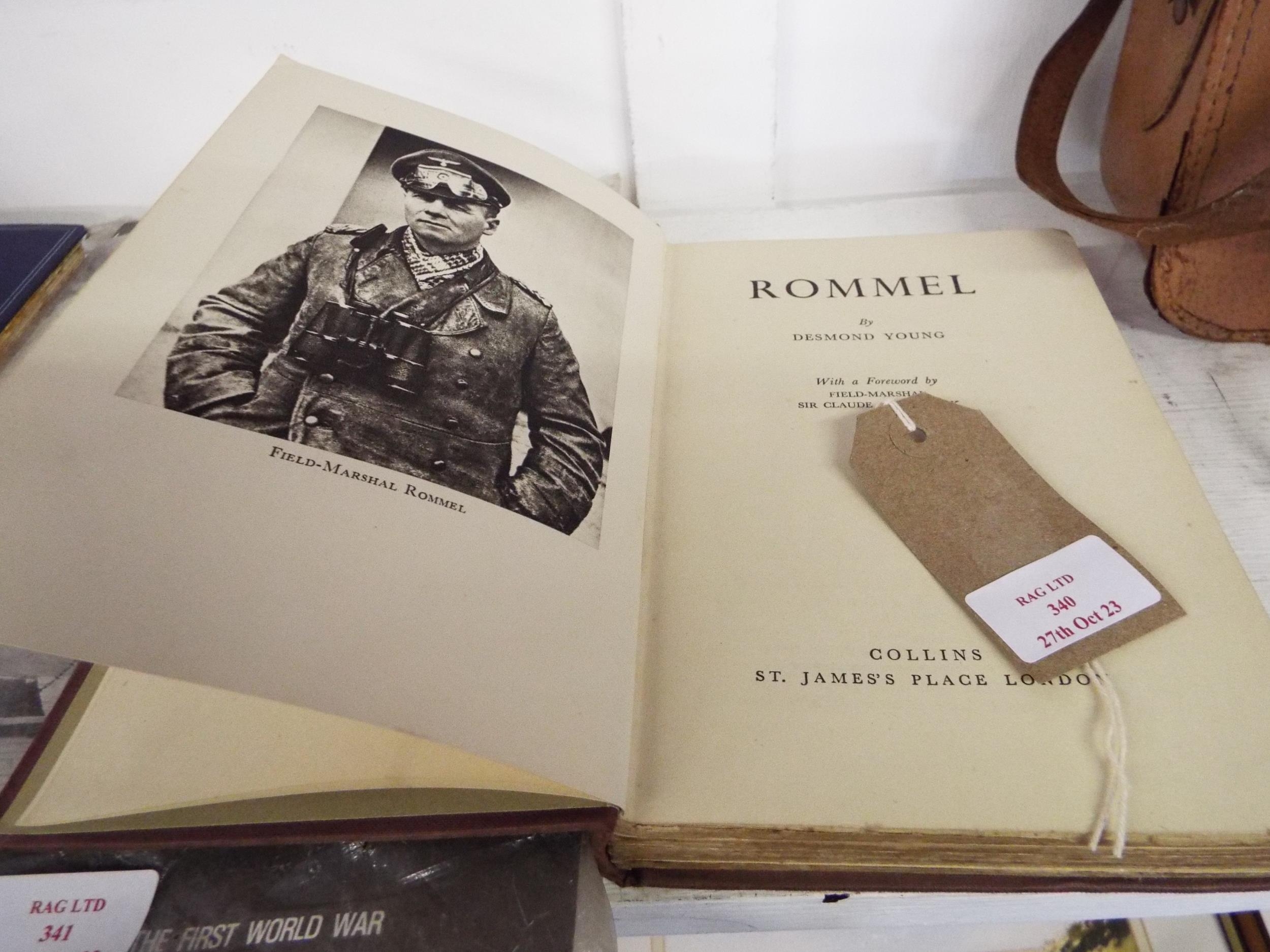A hardback copy of 'Rommel' by Desmond Young with a Forward by Field ...