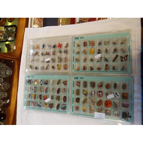 A mixed selection of assorted enamel and pin badges to include ...