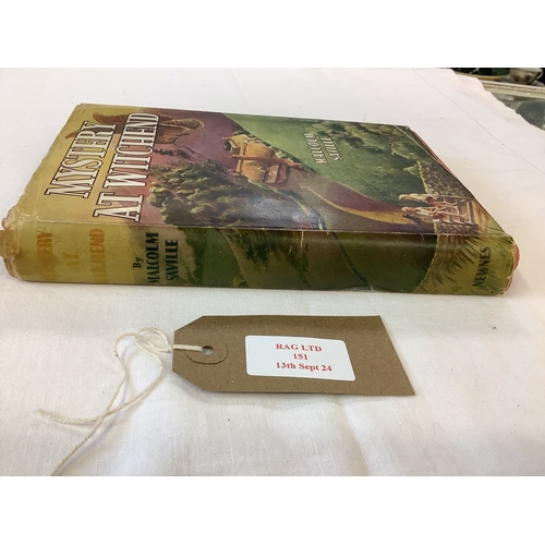 A 1st Newnes Edition 'Mystery At Witchend' by Malcolm Saville with dust ...