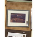 An Alison Nicholson mounted framed and glazed acrylic 'The Last Field ...