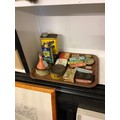 A mixed selection of vintage tins to include 'Soldering Paste Fluxite ...