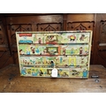 A vintage four drawer unit with Beano decoration