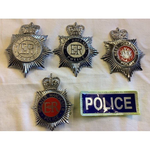 A mixed selection of assorted Police badges to include West Midlands ...