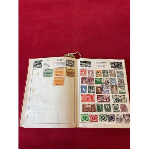 The 'Improved' Postage Stamp Album housing several hundred stamps of ...