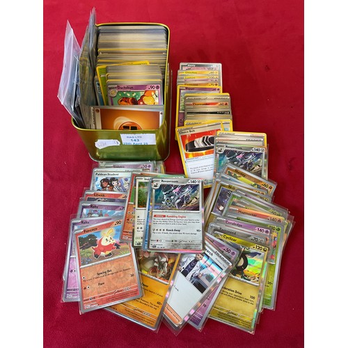 A selection of assorted Pokémon cards