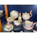 A Franz porcelain tea-set for one comprising of tea-pot, sugar bowl ...