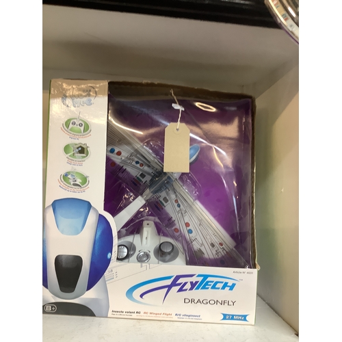 A vintage boxed as new Flytech Dragonfly
