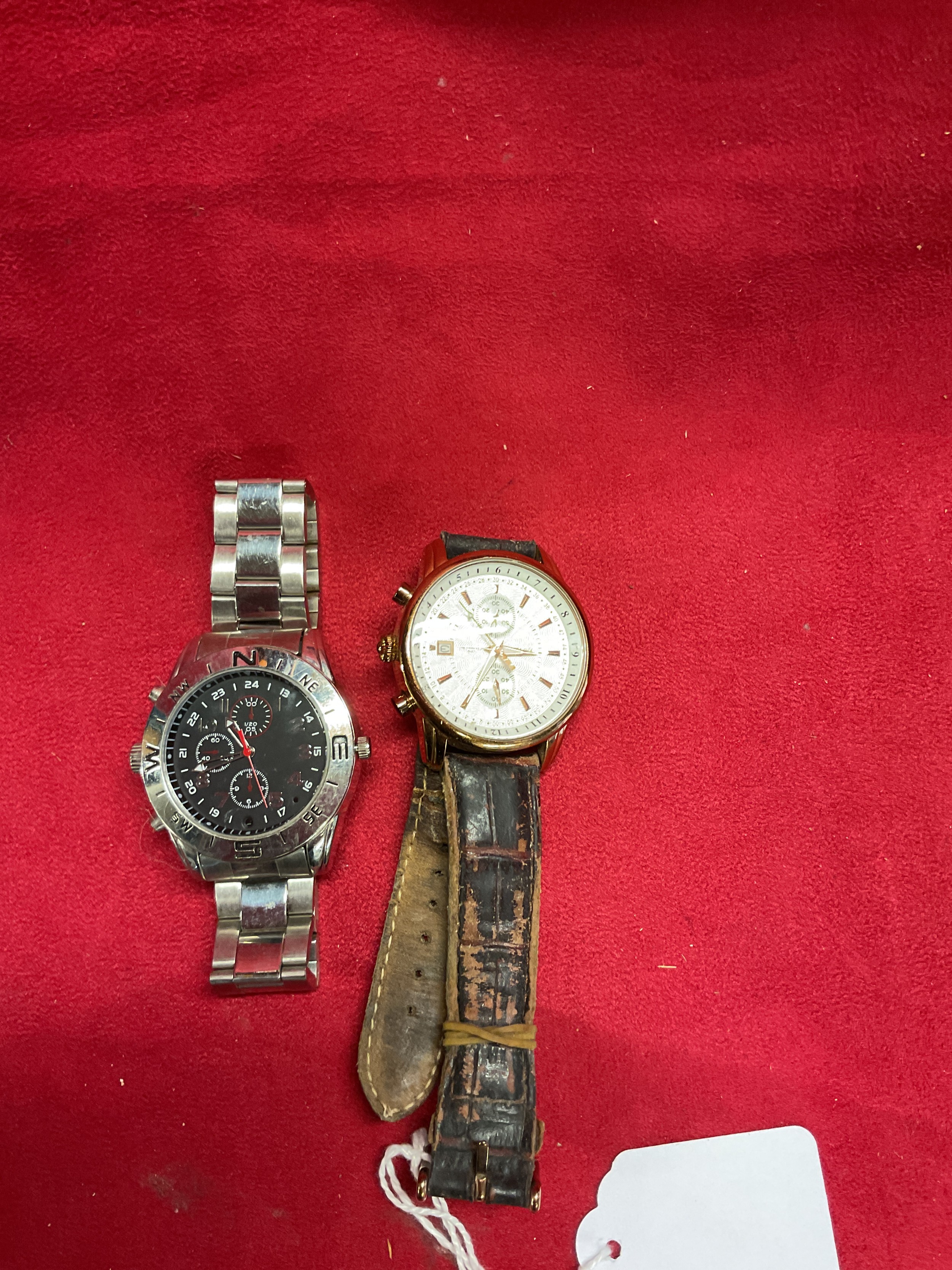 A Rene Valente water resistant wristwatch together with a BVG Airflo ...