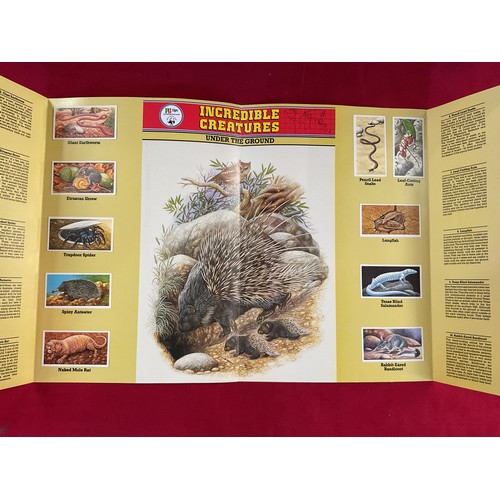 A selection of PG Tips cards and a map