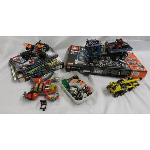 Lego Technics Truck 8052 with box, 8067 boxed, with instructions for ...