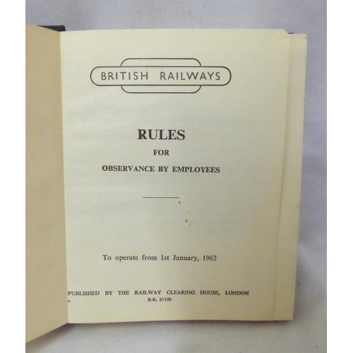 British Railways Rule Book from 1950