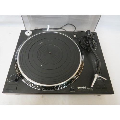 Gemini Quartz Direct Drive Full Manual Turntable XL-1800Q IV UNTESTED ...