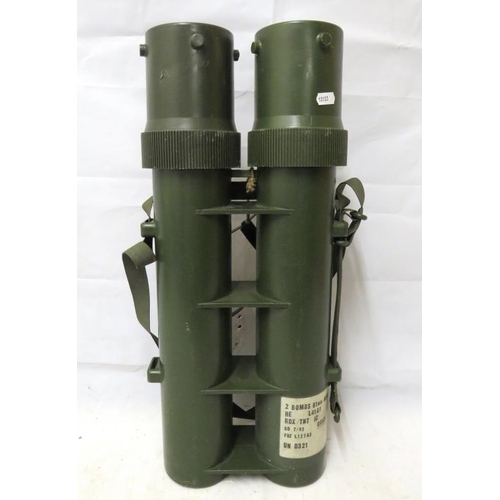 Mortar Case Military Bomb Carrier for 2 bombs 81mm MOR HE L41A1 etc ...