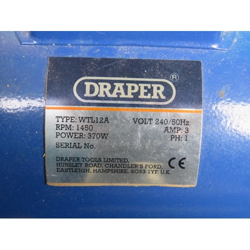 Draper Wood Lathe model WTL12A Stock no. 34573 Untested