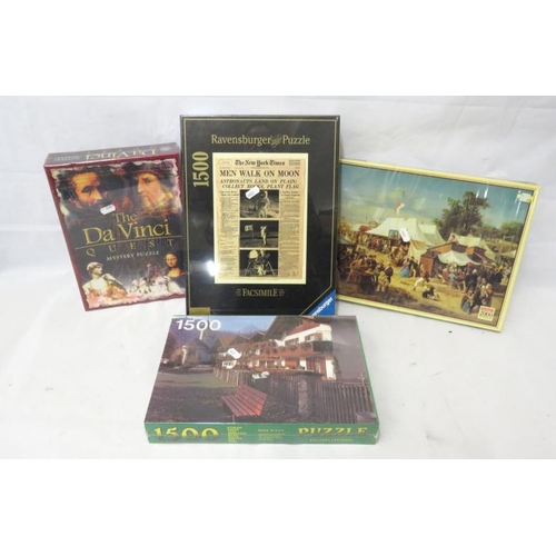 Jigsaw Puzzles incl. Da Vinci Mystery Puzzle, 2000 piece, 1500 piece ...