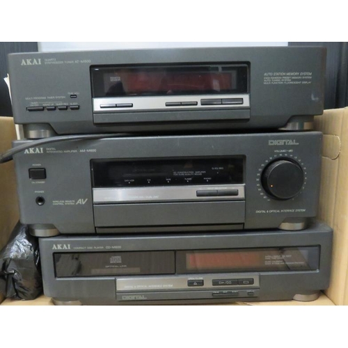 Akai Electric Company Ltd. Model 80-M600L AM-M600 & CD-M600 & set of 2 ...