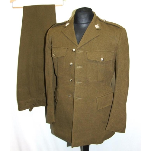 Queens Regiment No. 2 Dress Uniform labelled H. Edgard & Sons Ltd. 1968 ...