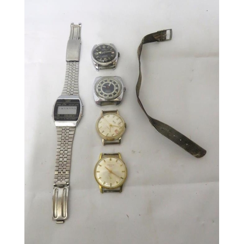 Timex Quartz Digital watch, Borea Calendar anti-magnetic watch face ...