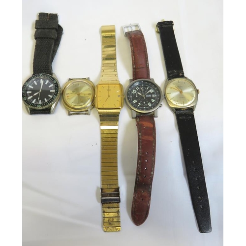 Gents Wristwatches incl. Lectro, Zeitner black dial, Copy French Navy ...