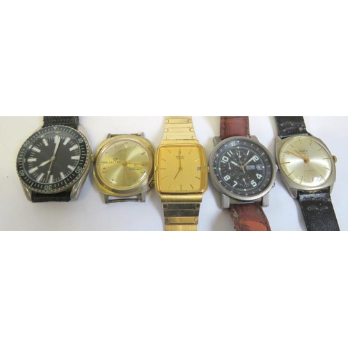 Gents Wristwatches incl. Lectro, Zeitner black dial, Copy French Navy ...