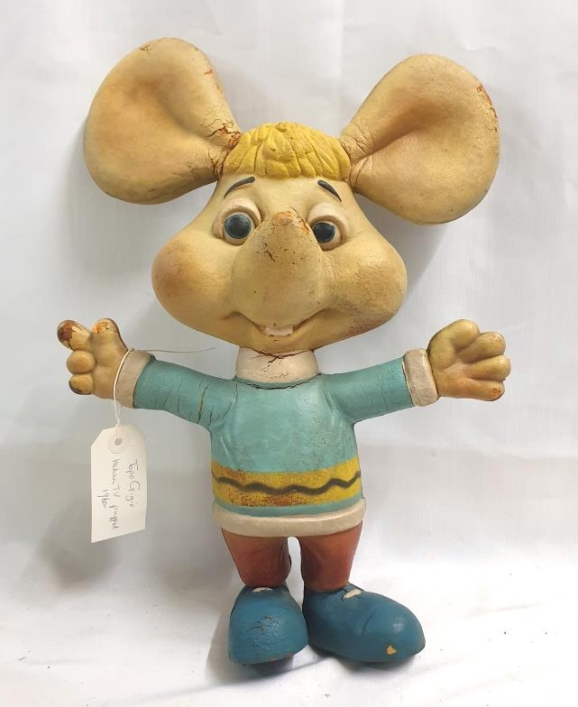 Topo Gigio Italian TV Puppet Toy by Bendy Toy
