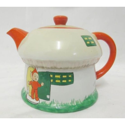 Shelley Mabel Lucie Attwell reg. no. 724421 Pixie House Teapot