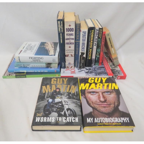 Books incl. Military Motorcycles, Guy Martin My Autobiography, Great ...