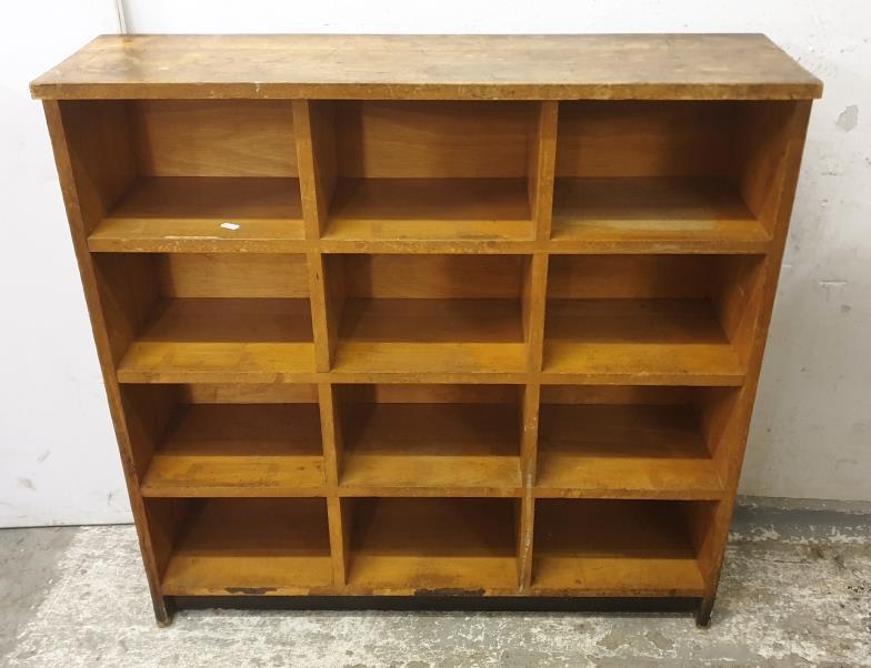 Multi Pigeon Hole/Hutch Unit with 12 open hutches approx. 92cm W x 25cm D x 92cm H A6