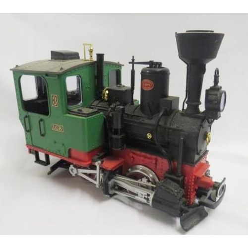 LGB Lehmann G-Gauge Locomotive, green no. 3 no. 2774