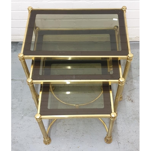 Nest of 2 Circular Bamboo/Cane Conservatory side/mid century retro ...